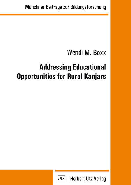 Wendi M. Boxx: Addressing Educational Opportunities for Rural Kanjars ...
